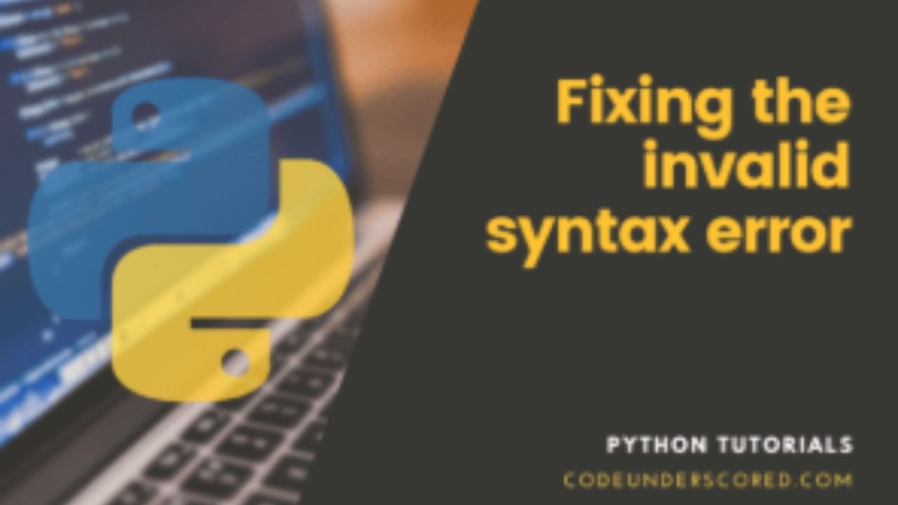 How to fix the invalid syntax error while installing PIP - Code Underscored